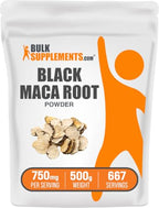 BulkSupplements Black Maca Powder benefits