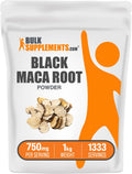 BulkSupplements Black Maca powder for energy
