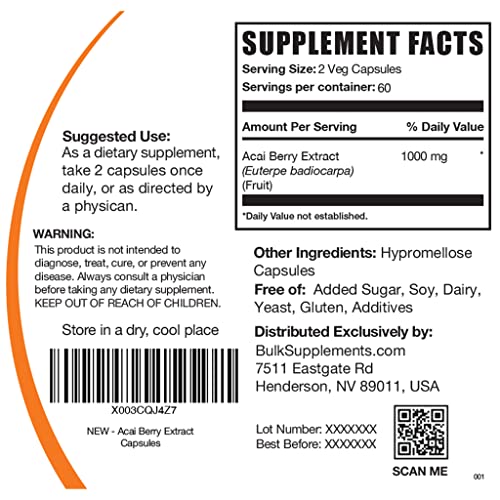 BulkSupplements blended vitamin capsules