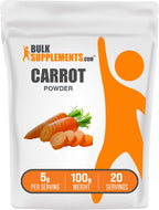 BulkSupplements carrot powder for smoothies