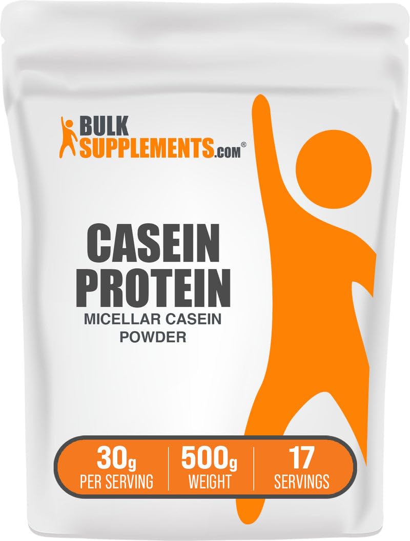 BulkSupplements casein protein powder unflavored