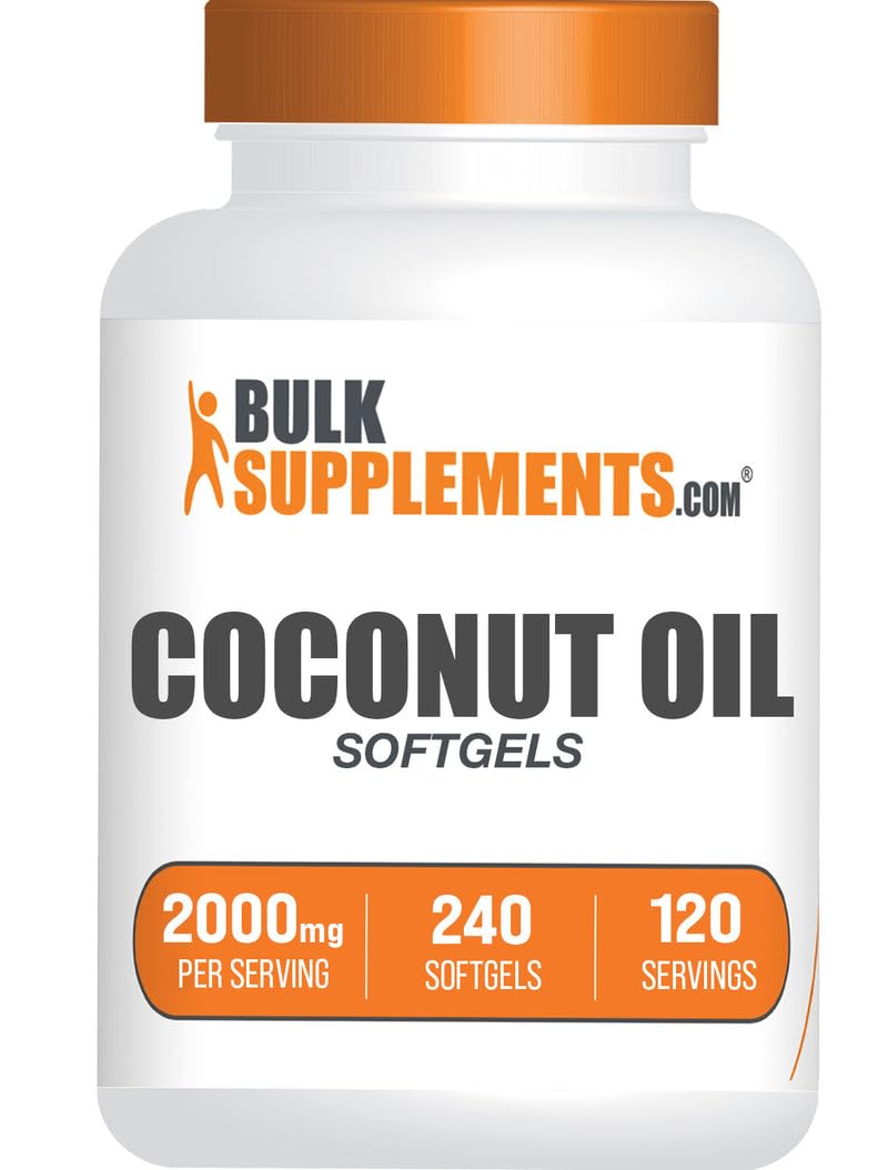 BulkSupplements Coconut Oil softgels