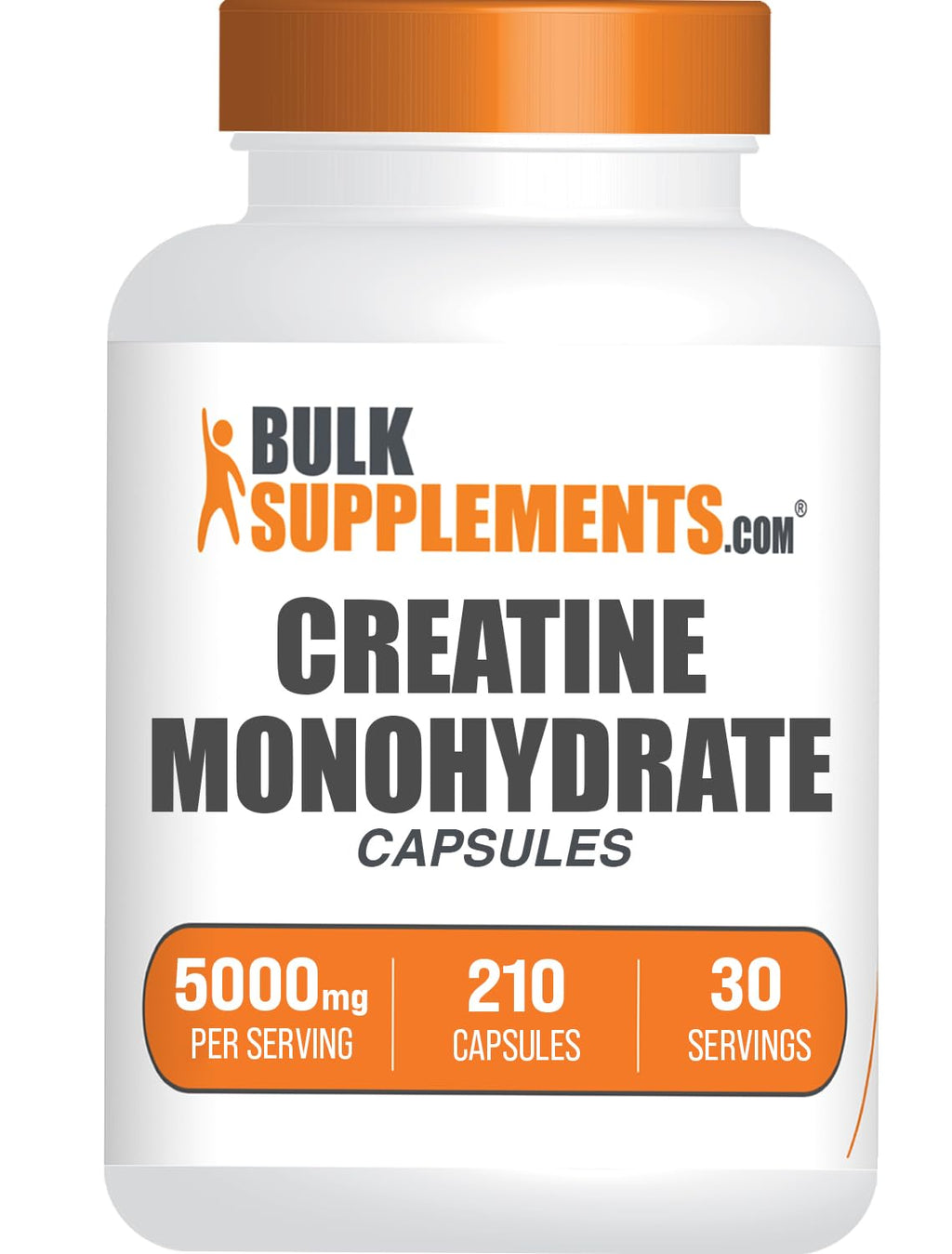 BulkSupplements creatine monohydrate capsules