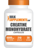 BulkSupplements creatine monohydrate capsules