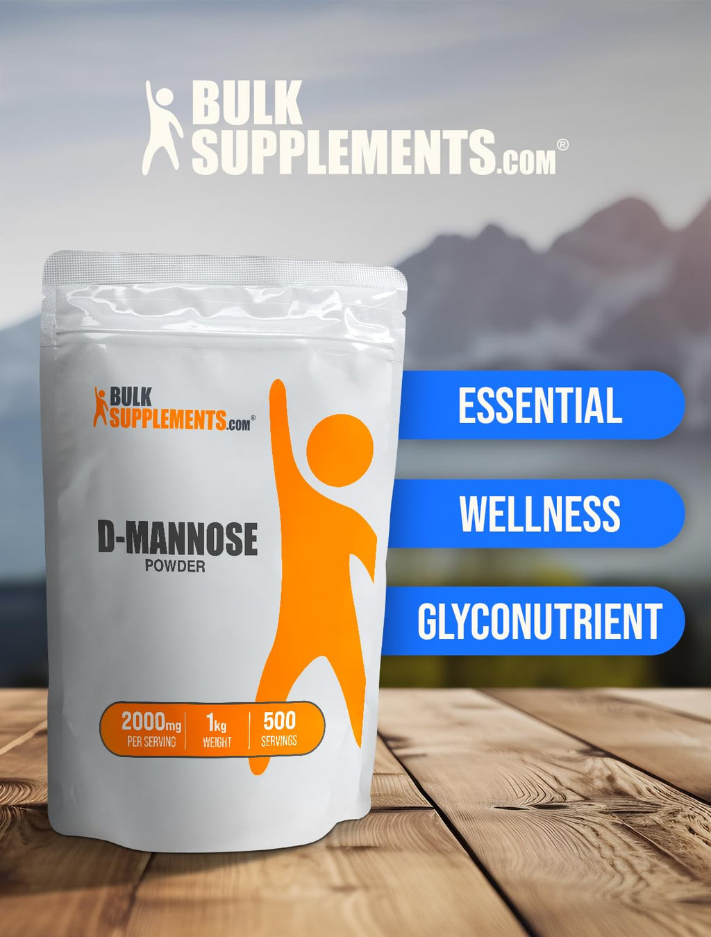 BulkSupplements D-Mannose for digestive wellness