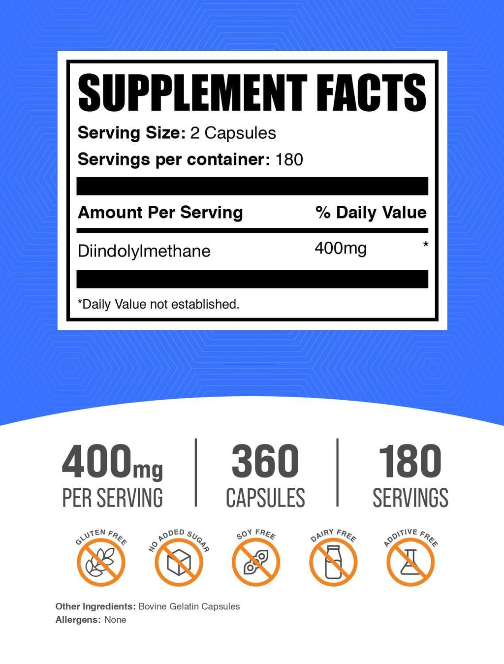 BulkSupplements DIM capsules for men