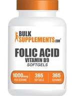 BulkSupplements folic acid softgels