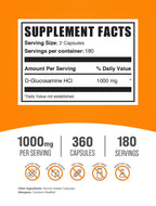 BulkSupplements glucosamine capsules