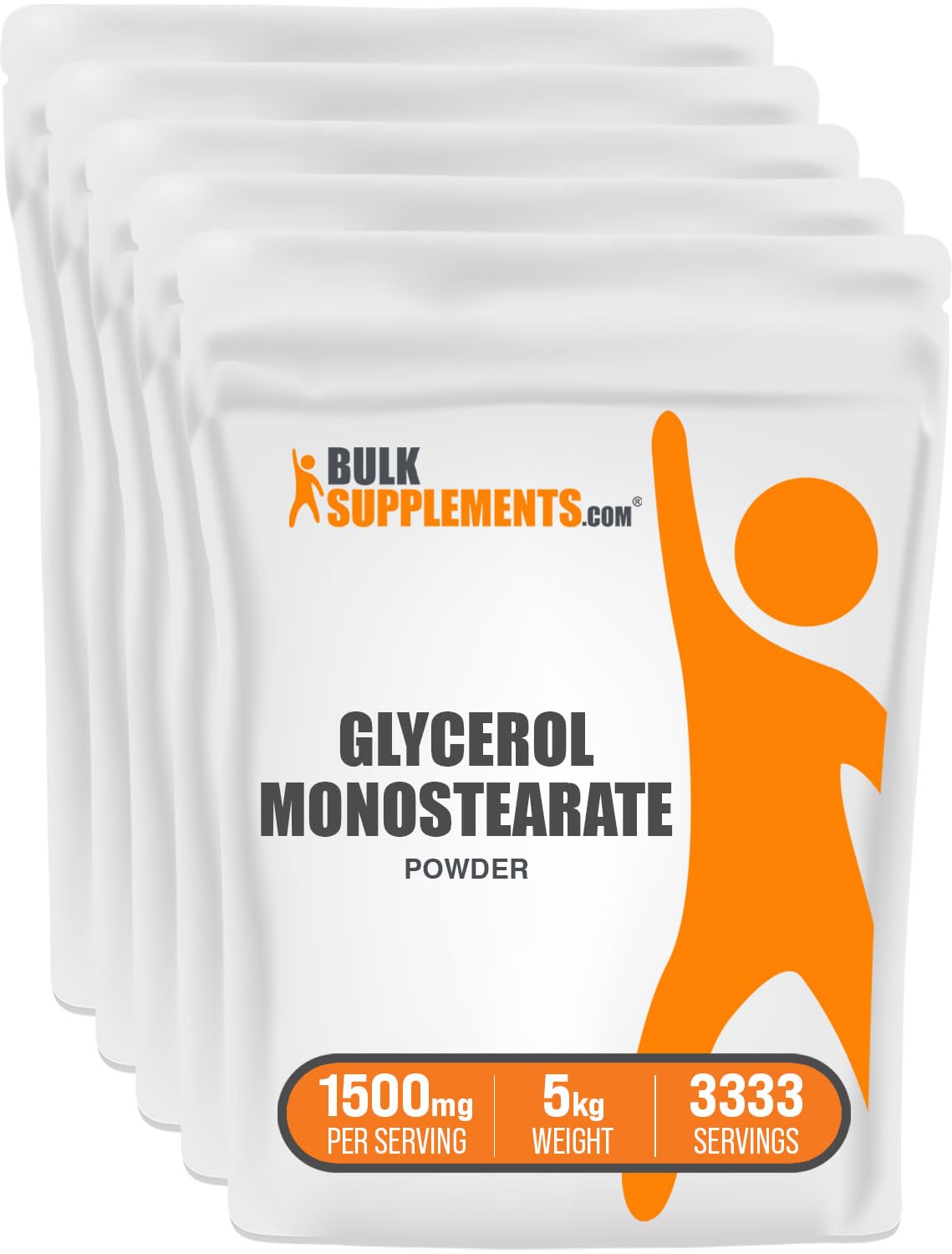 BulkSupplements Glycerol Monostearate powder for hydration