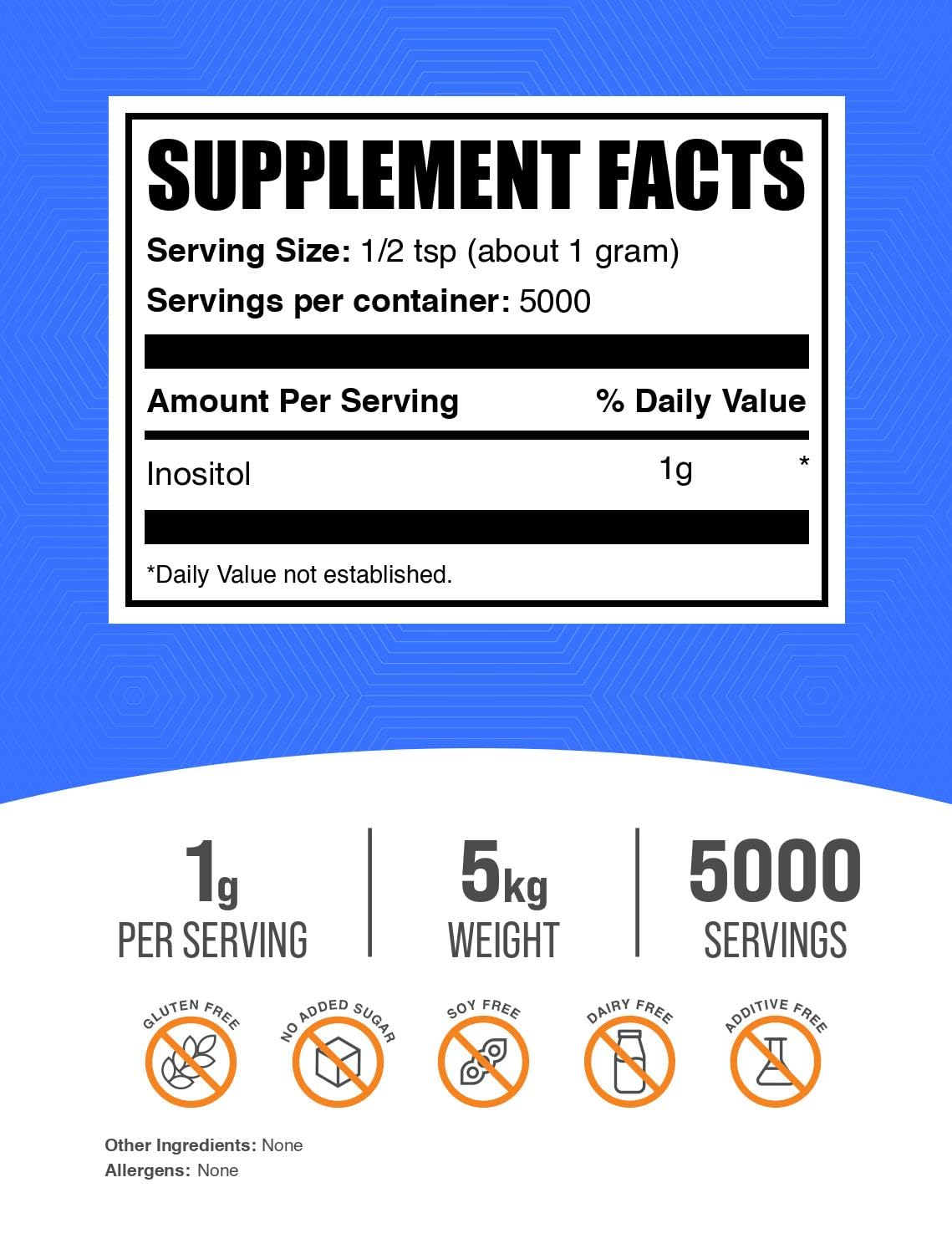 BulkSupplements Inositol Powder supports mental health