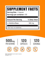 BulkSupplements L-Histidine vitamin A supplement