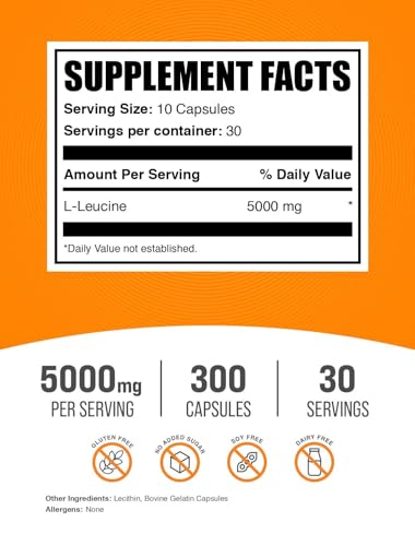 BulkSupplements L-Leucine for workout recovery