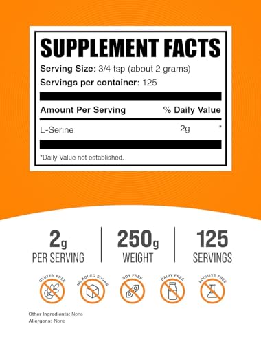 BulkSupplements L-Serine for brain health