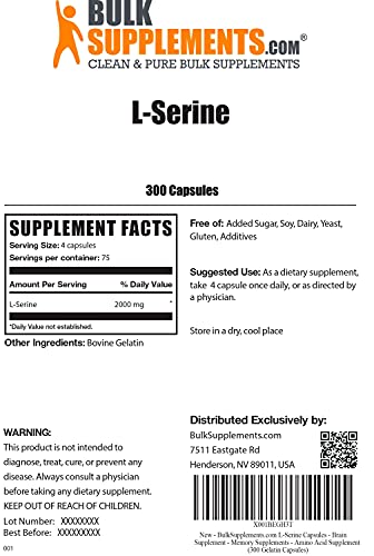 BulkSupplements L-Serine for men