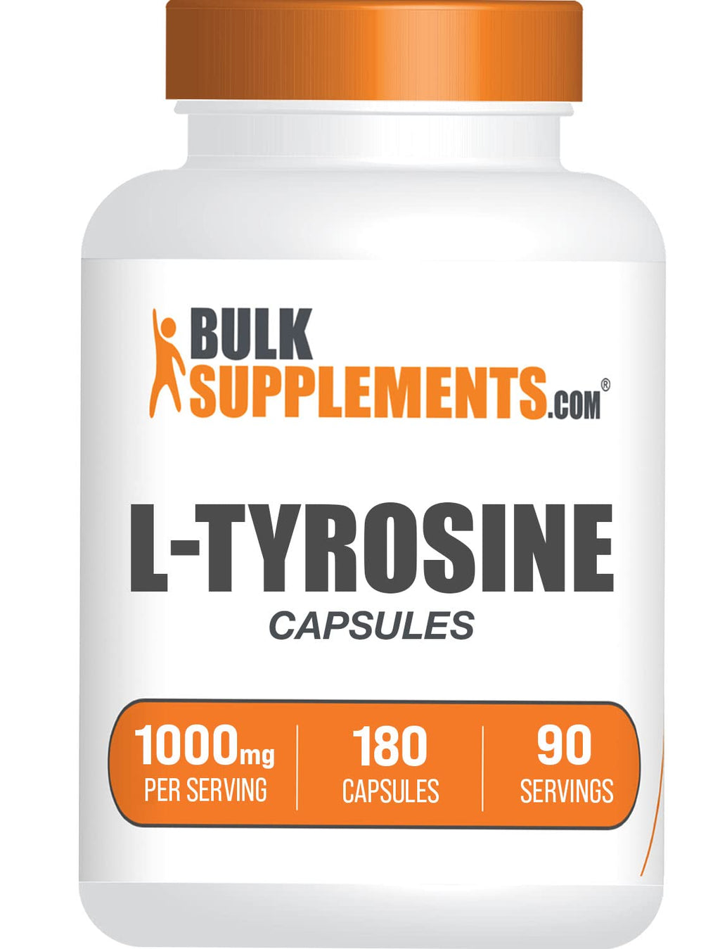 BulkSupplements L-Tyrosine 1000mg capsules