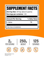 BulkSupplements L-Valine for workout support