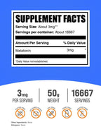 BulkSupplements melatonin 3 mg benefits