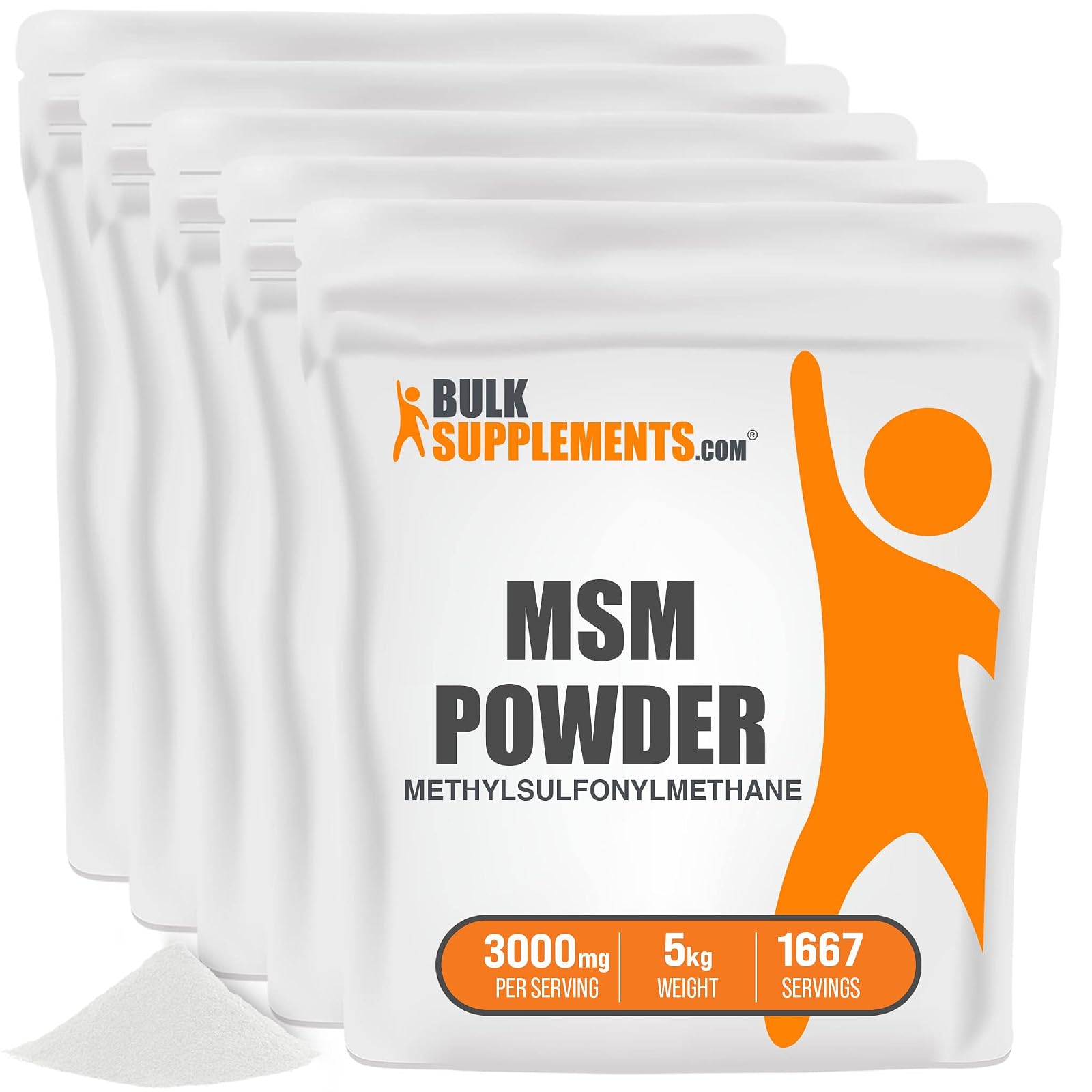 BulkSupplements MSM powder for joint health
