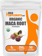 BulkSupplements organic maca powder benefits