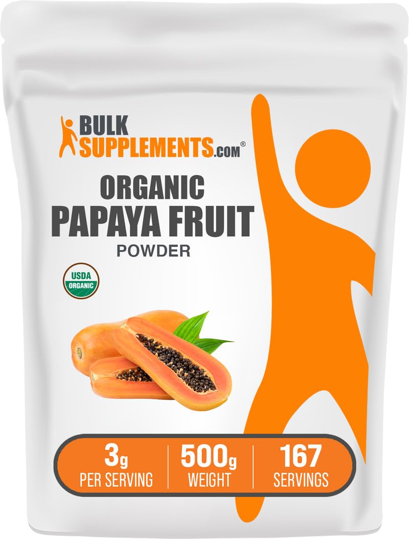 BulkSupplements organic papaya fruit powder