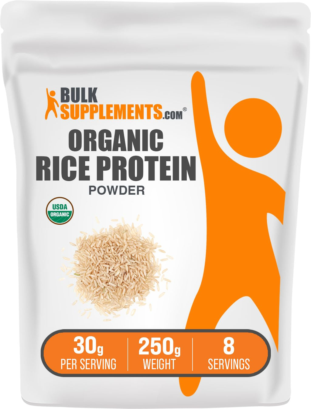 BulkSupplements organic rice protein powder