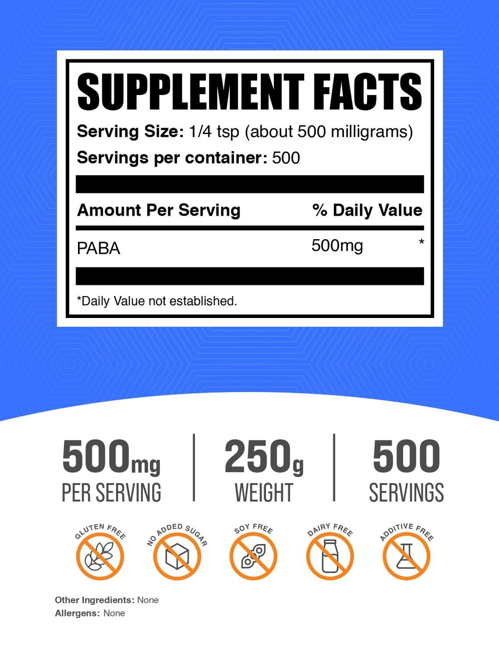 BulkSupplements PABA powder benefits