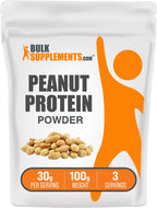 BulkSupplements peanut protein powder benefits