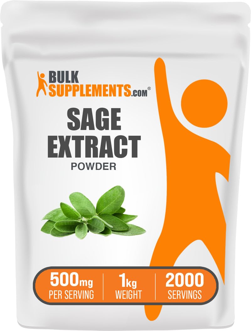 BulkSupplements sage extract antioxidant powder