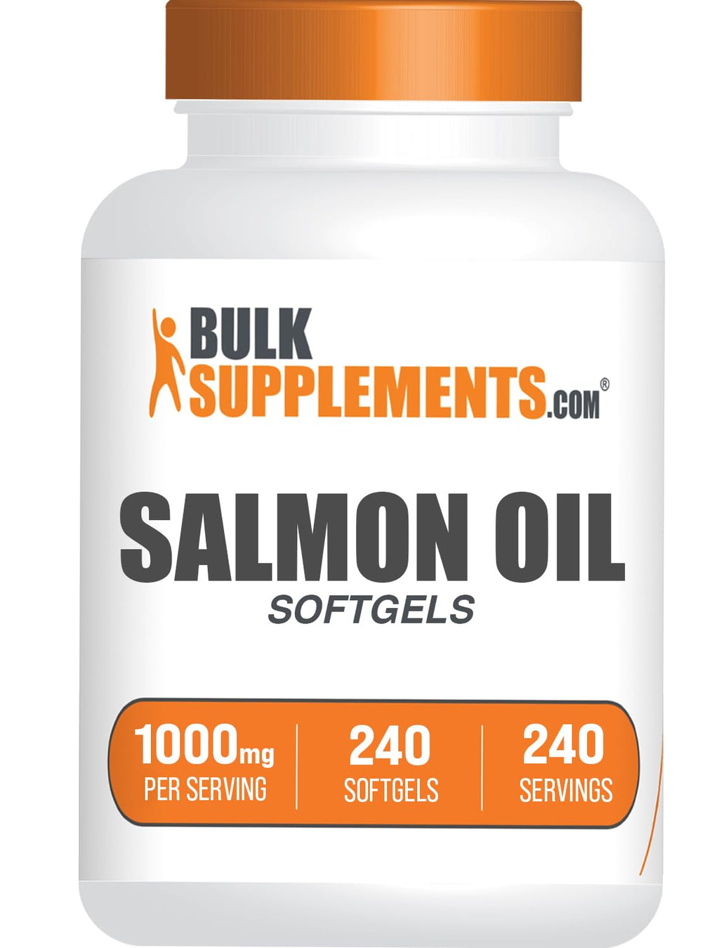 BulkSupplements Salmon Oil softgels