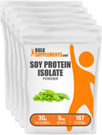 BulkSupplements soy protein isolate powder