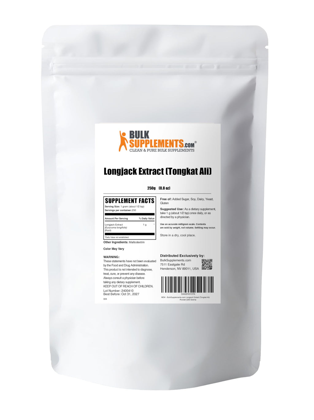 BulkSupplements testosterone booster features