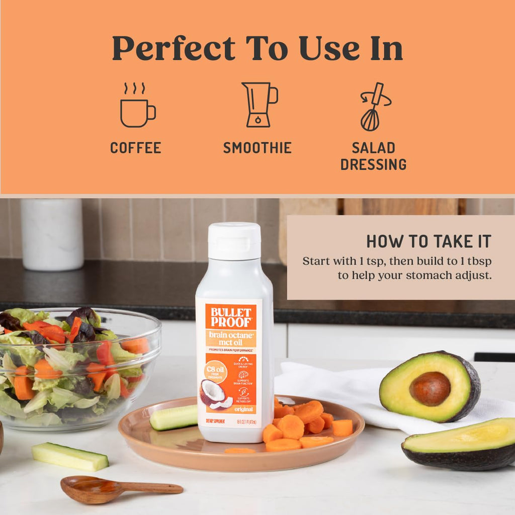 Bulletproof C8 MCT oil benefits