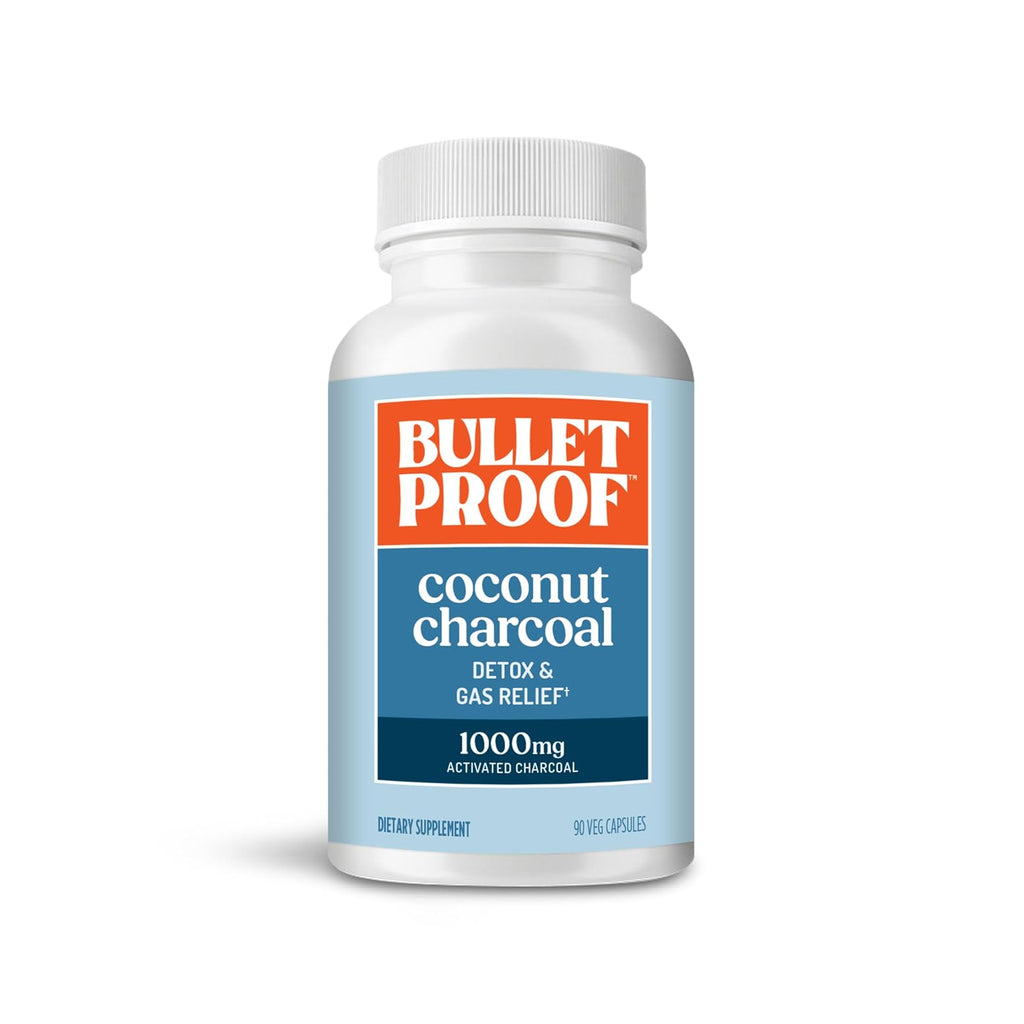 Bulletproof coconut charcoal detox capsules