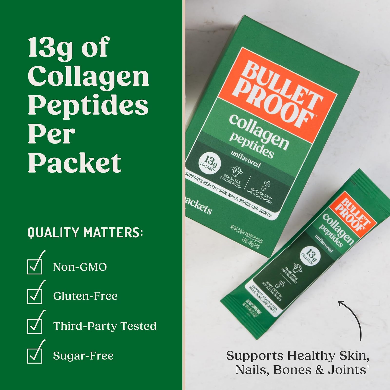 Bulletproof collagen for improved wellness