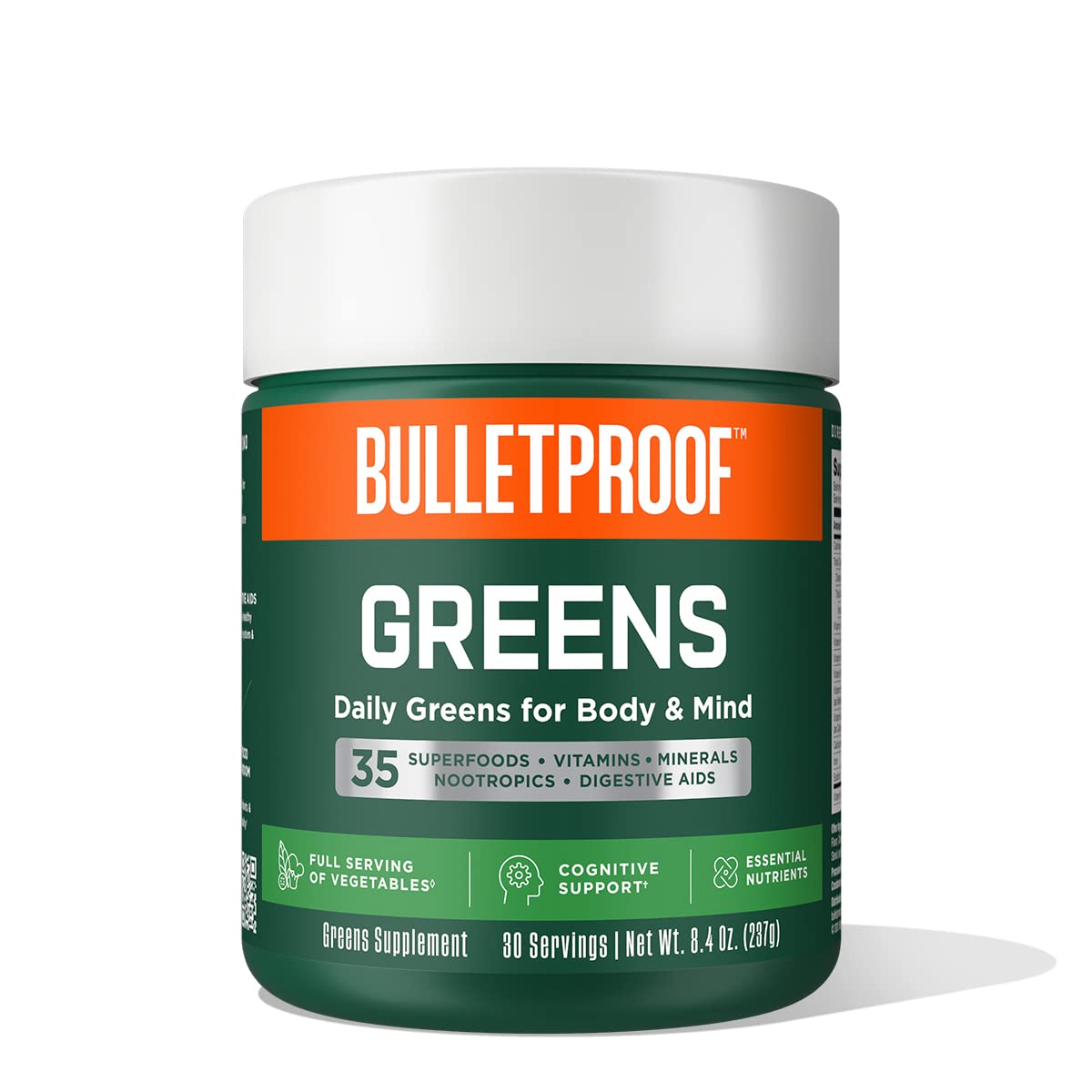 Bulletproof greens powder for energy