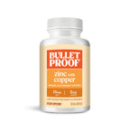 Bulletproof zinc with copper capsules