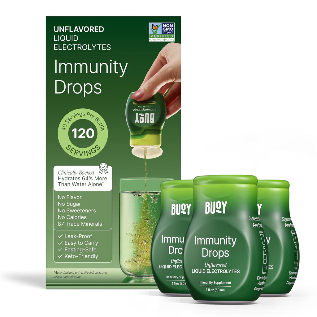 Buoy electrolyte drops for hydration