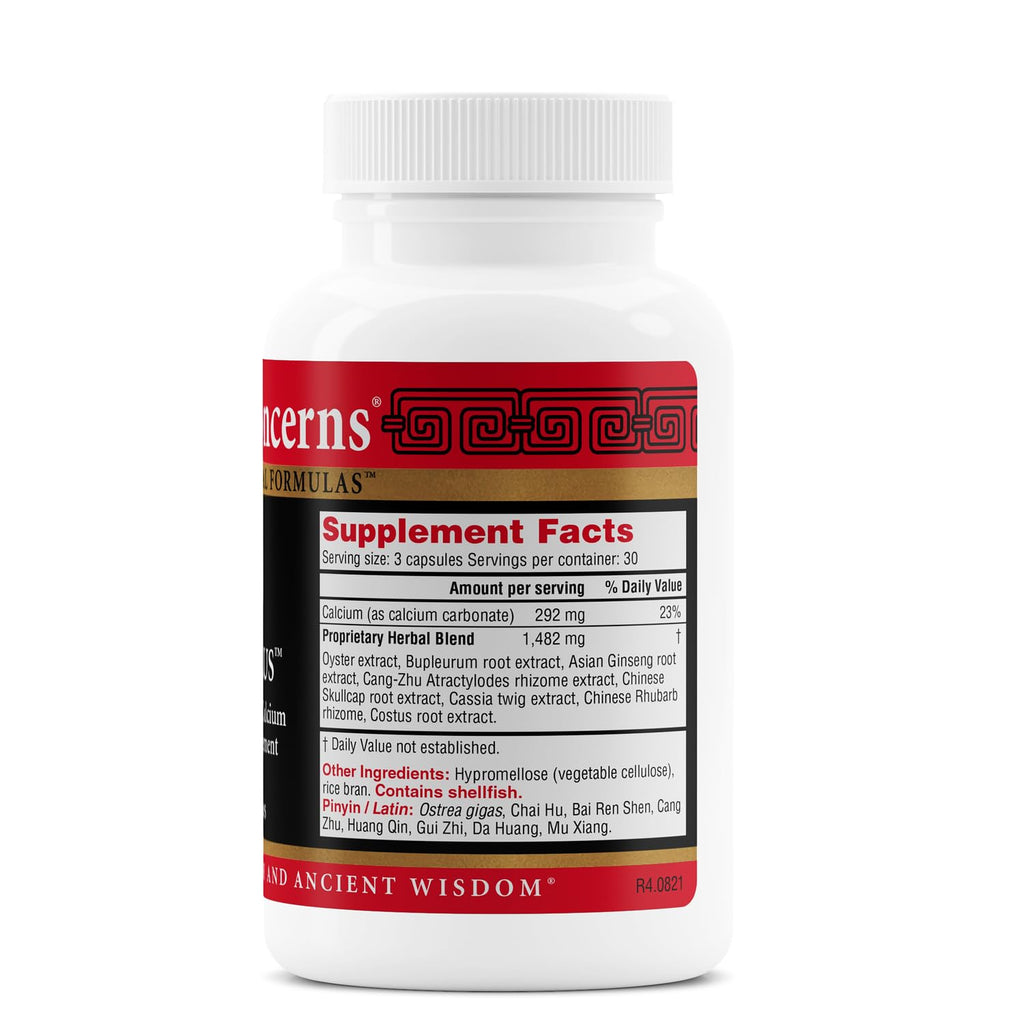 Bupleurum and calcium supplement