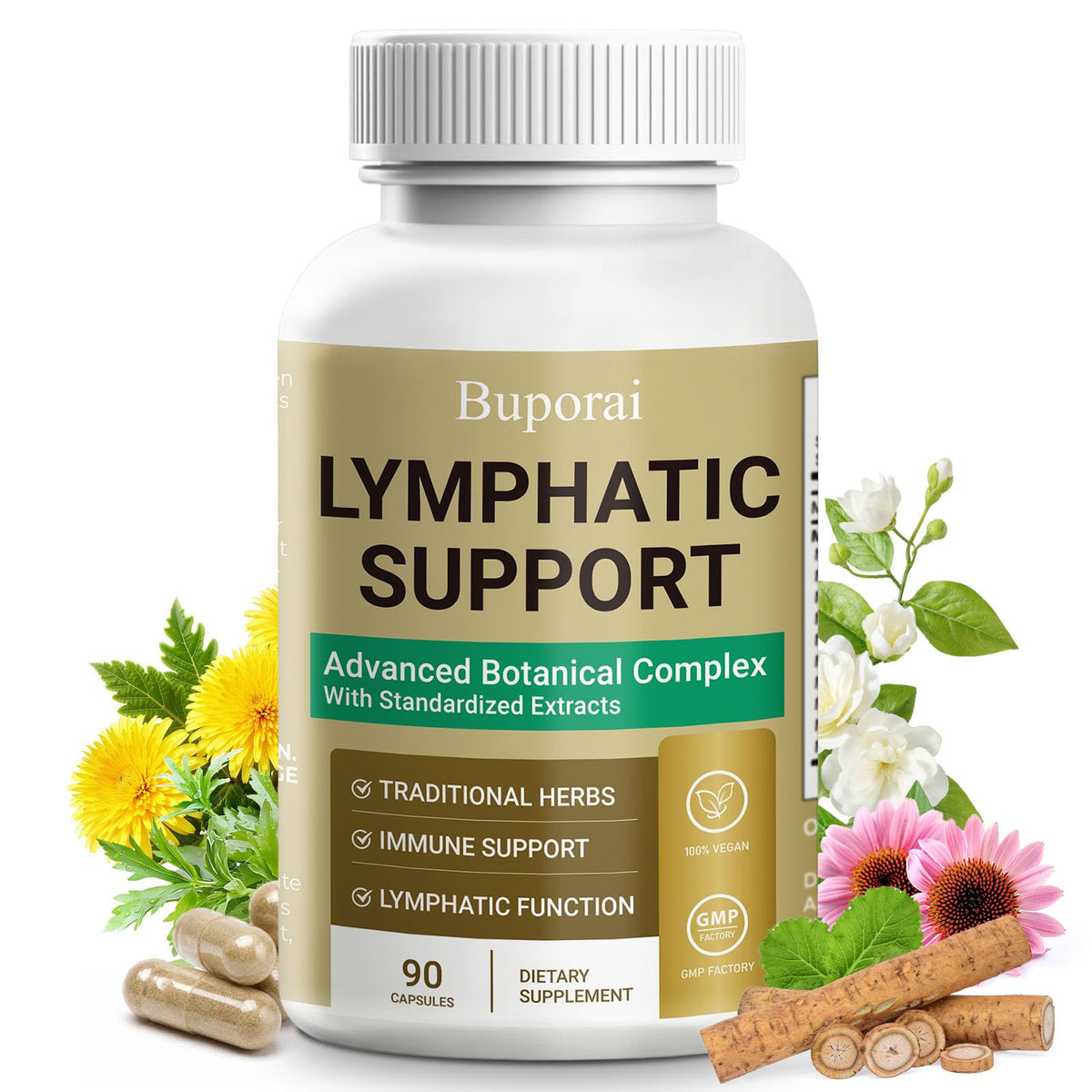 Buporai lymphatic support capsules