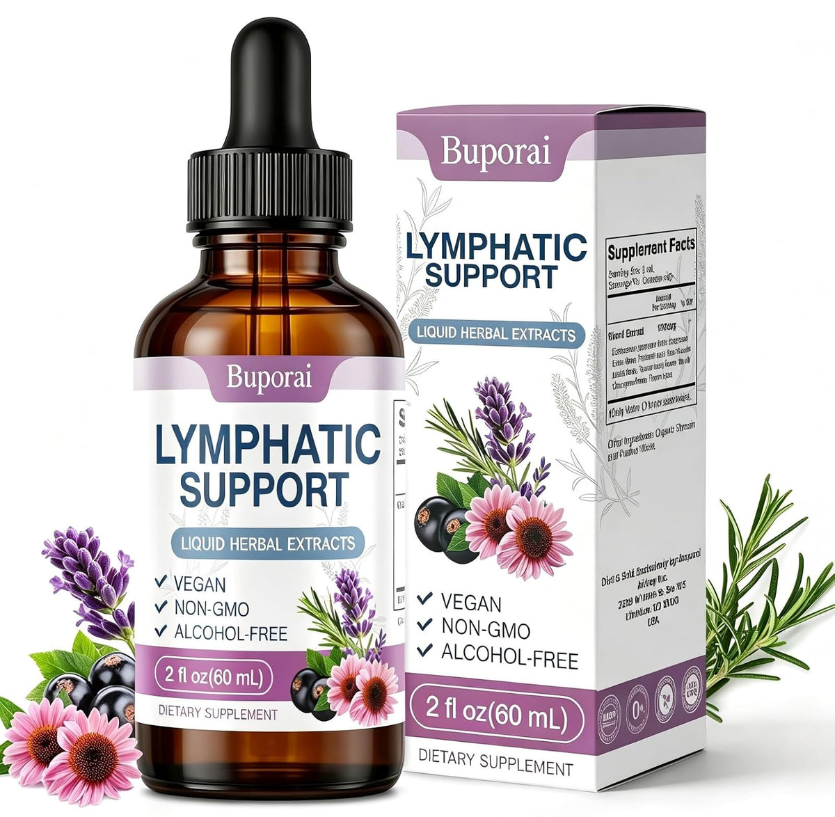 Buporai lymphatic support drops