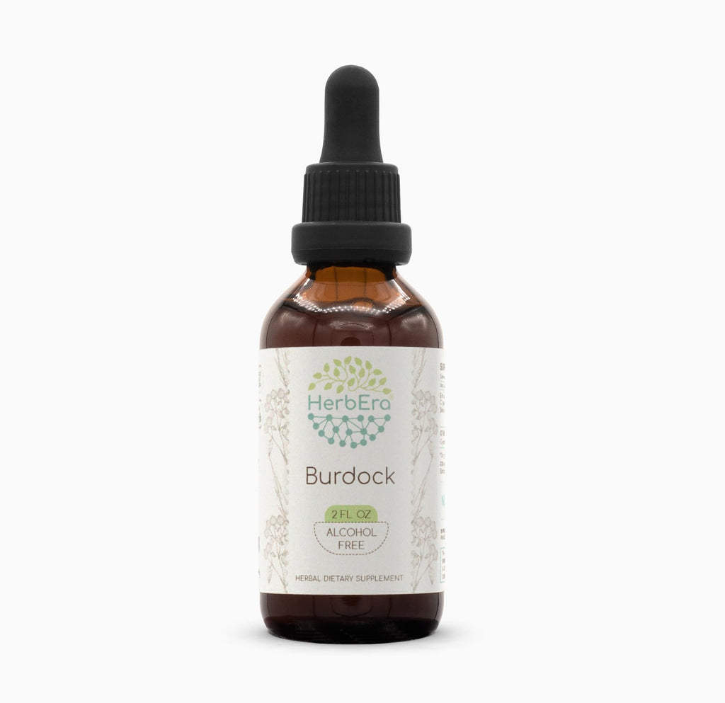Burdock herbal supplements for detox