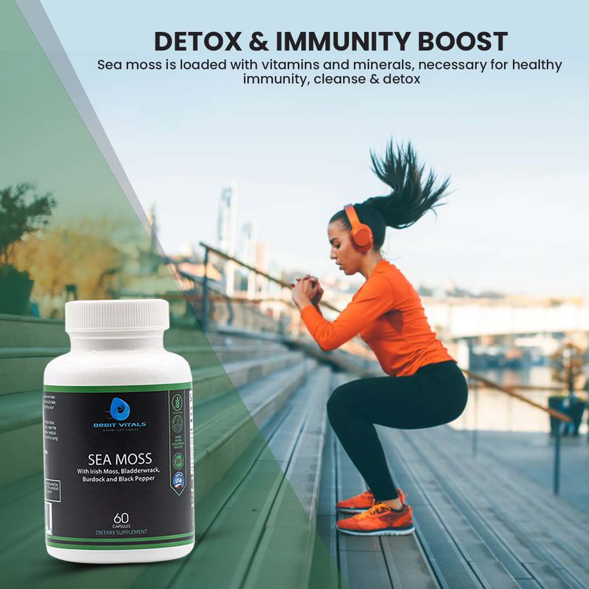 Burdock Root and Sea Moss synergy