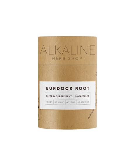Burdock root capsules for detox