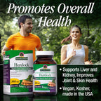 Burdock Root capsules for detox