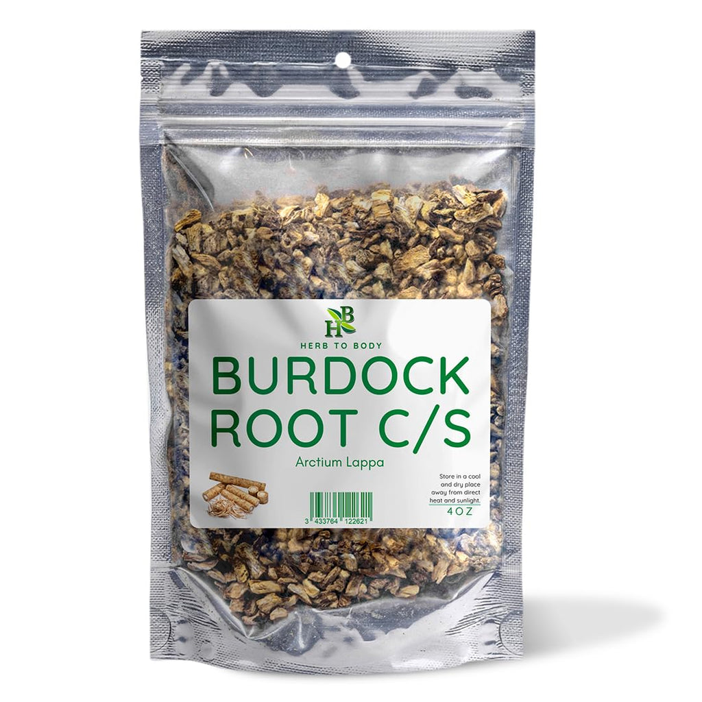 burdock root cut and sifted