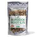 burdock root cut and sifted