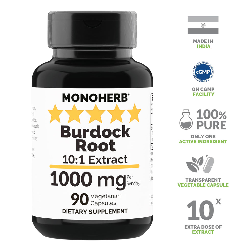 Burdock root extract for detoxification