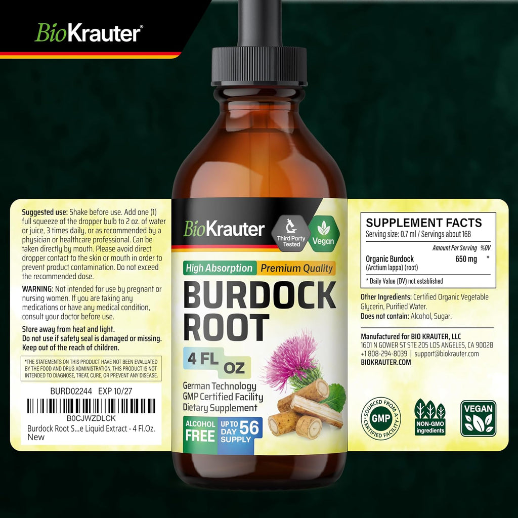 burdock root for detox support