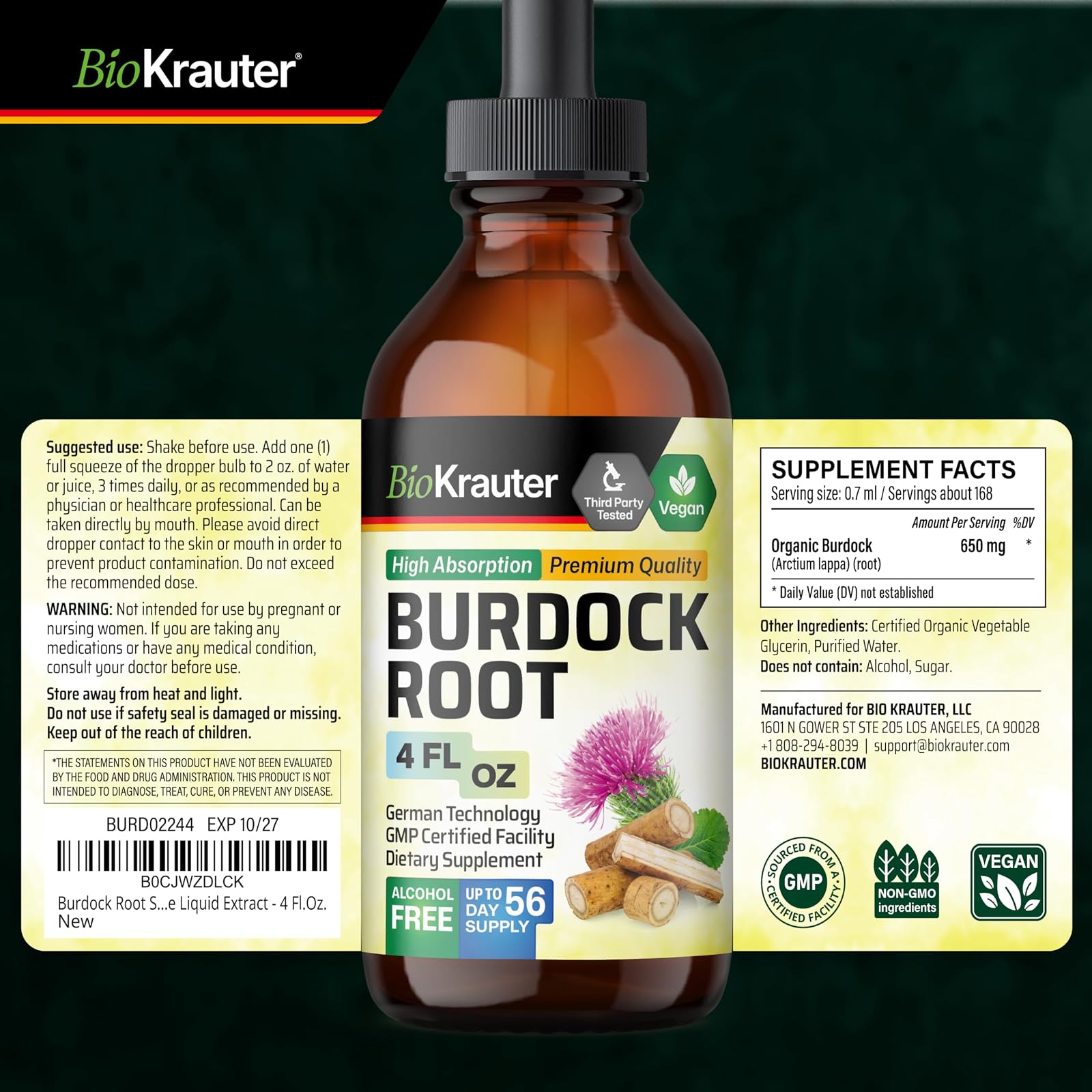 burdock root for detox support