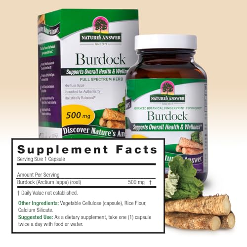 Burdock root for detoxification support
